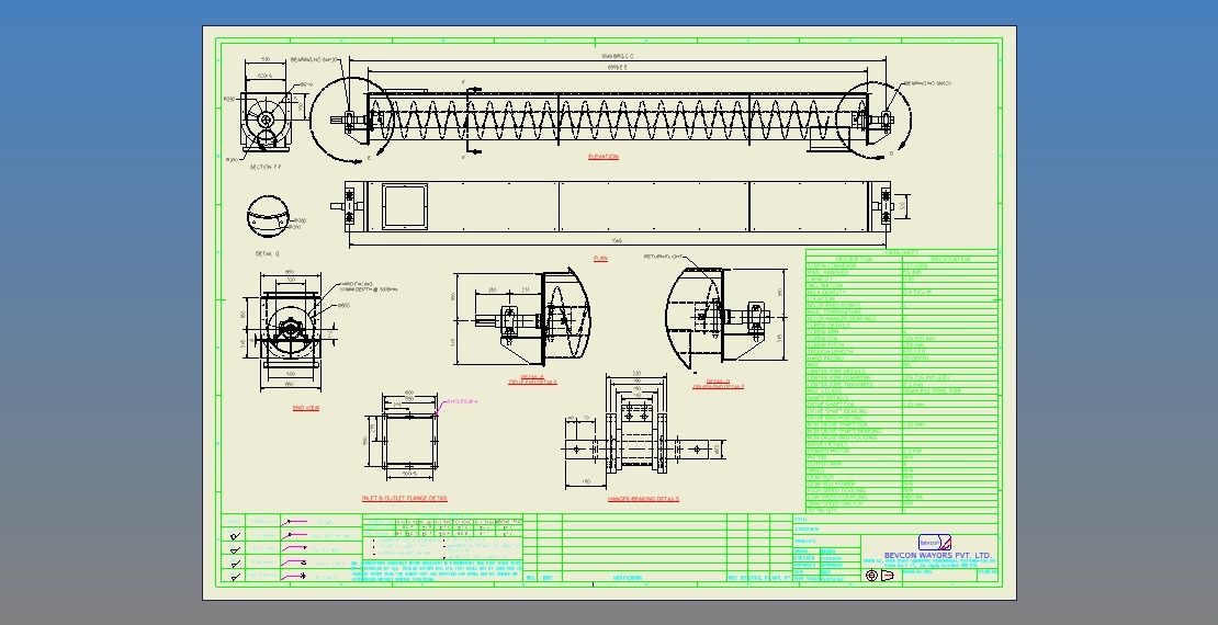 SCREWCON GA DRAWING – FDES